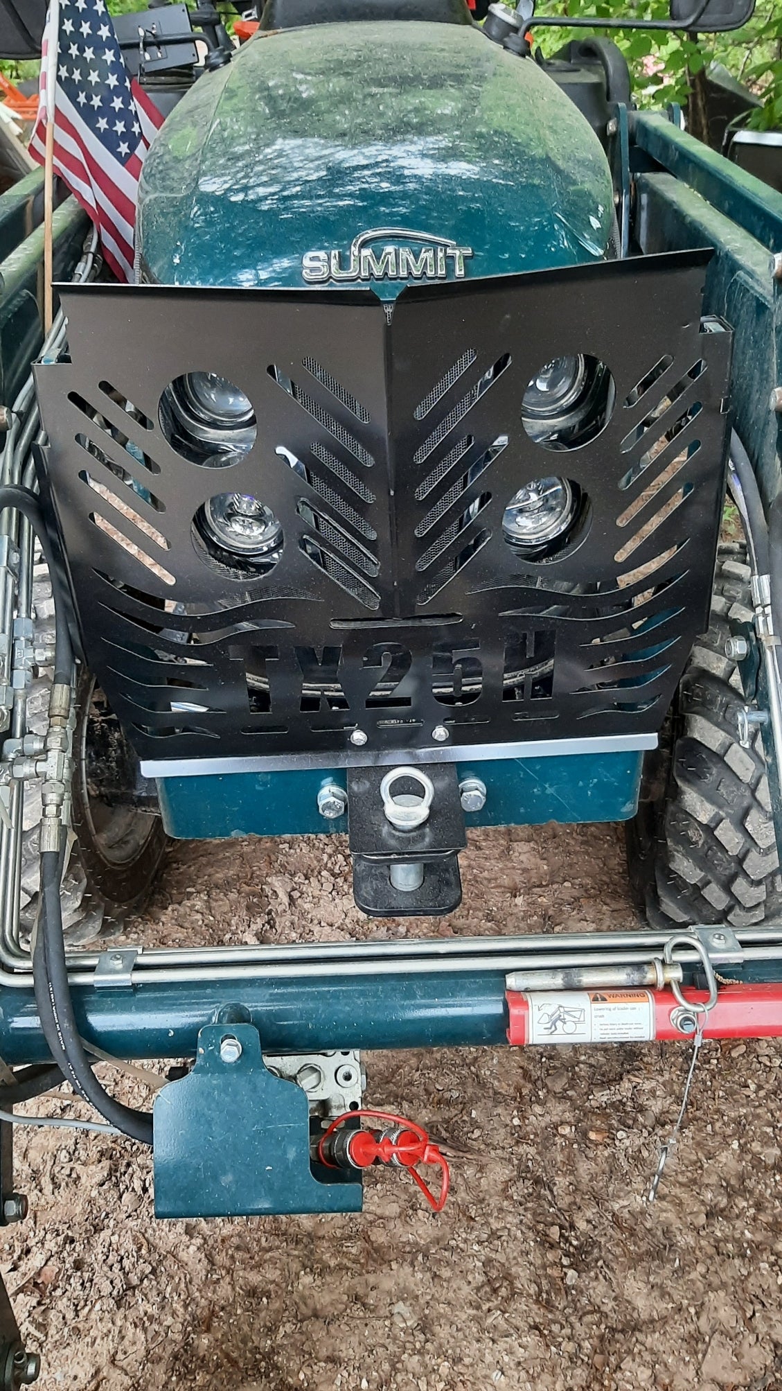 Grill Guard for Summit TX25H tractors – Black Iron Equipment